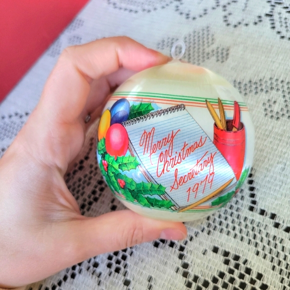 Hummel | Holiday | 979 Secretary Hummelwerk Satin Wrapped Ornament ...